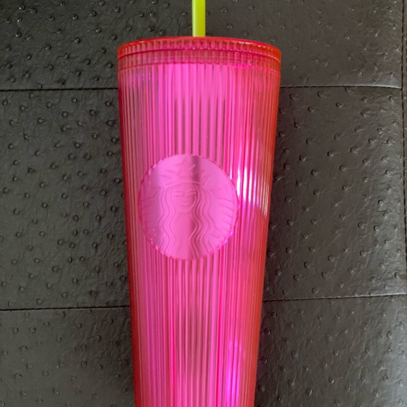Starbucks | Dining | Starbucks Iridescent Magenta Bling Cold Cup 24 Oz ...